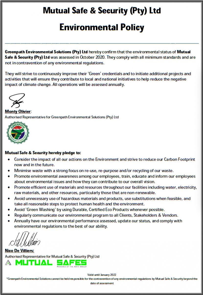 About Mutual Safes | Mutual Security Group